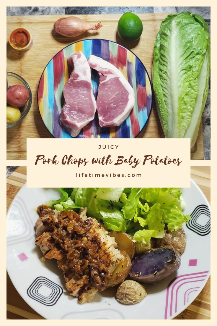 Juicy Pork Chops with Baby Potatoes - Life Time Vibes