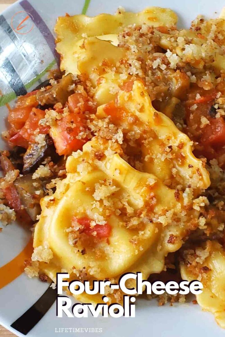 Four-Cheese Ravioli alla Norma - Life Time Vibes
