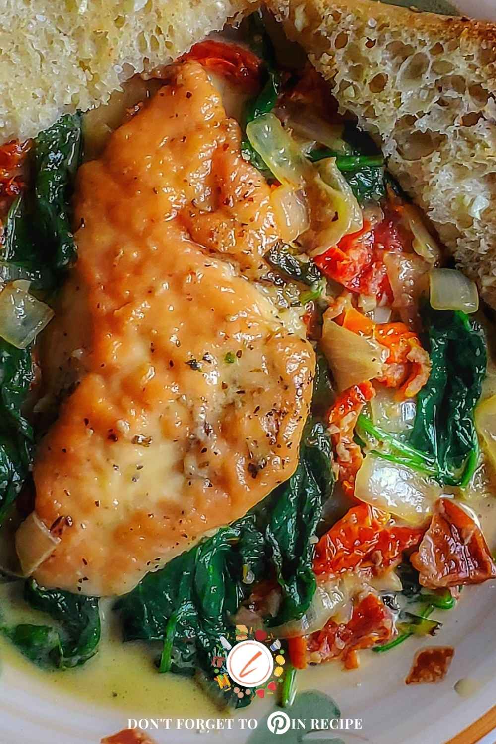 Creamy Tuscan Chicken with Sun-dried Tomatoes - Life Time Vibes